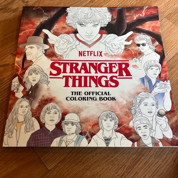 Other | Stranger Things Official Coloring Book No Pages Colored | Poshmark